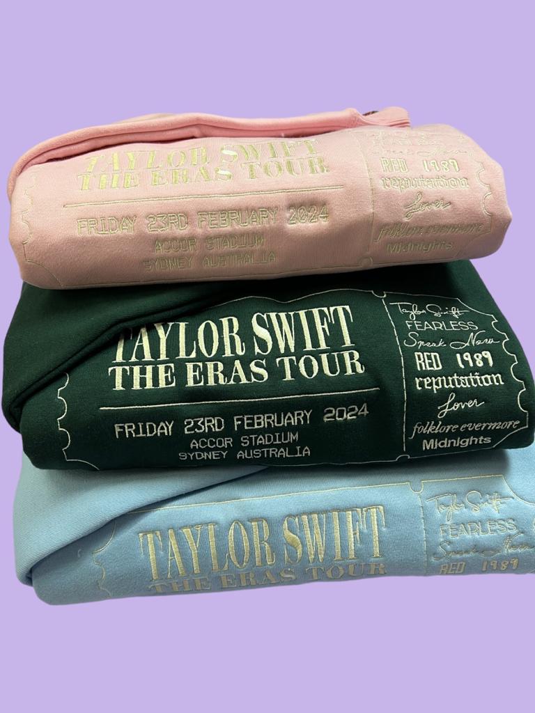 Custom Eras Tour Ticket OVERSIZED Sweaters. | Sweater Club